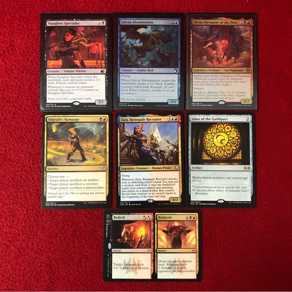 Magic the Gathering | Toys | Mtg Red Black Blue Lot Foil Regular | Poshmark